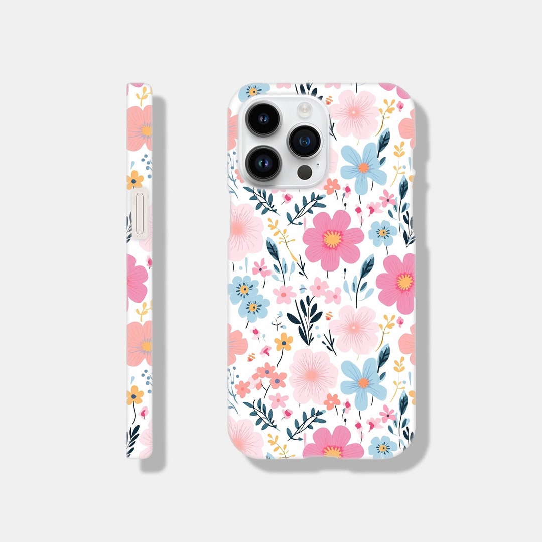 Pastel Flowers Phone Case - Etsy UK