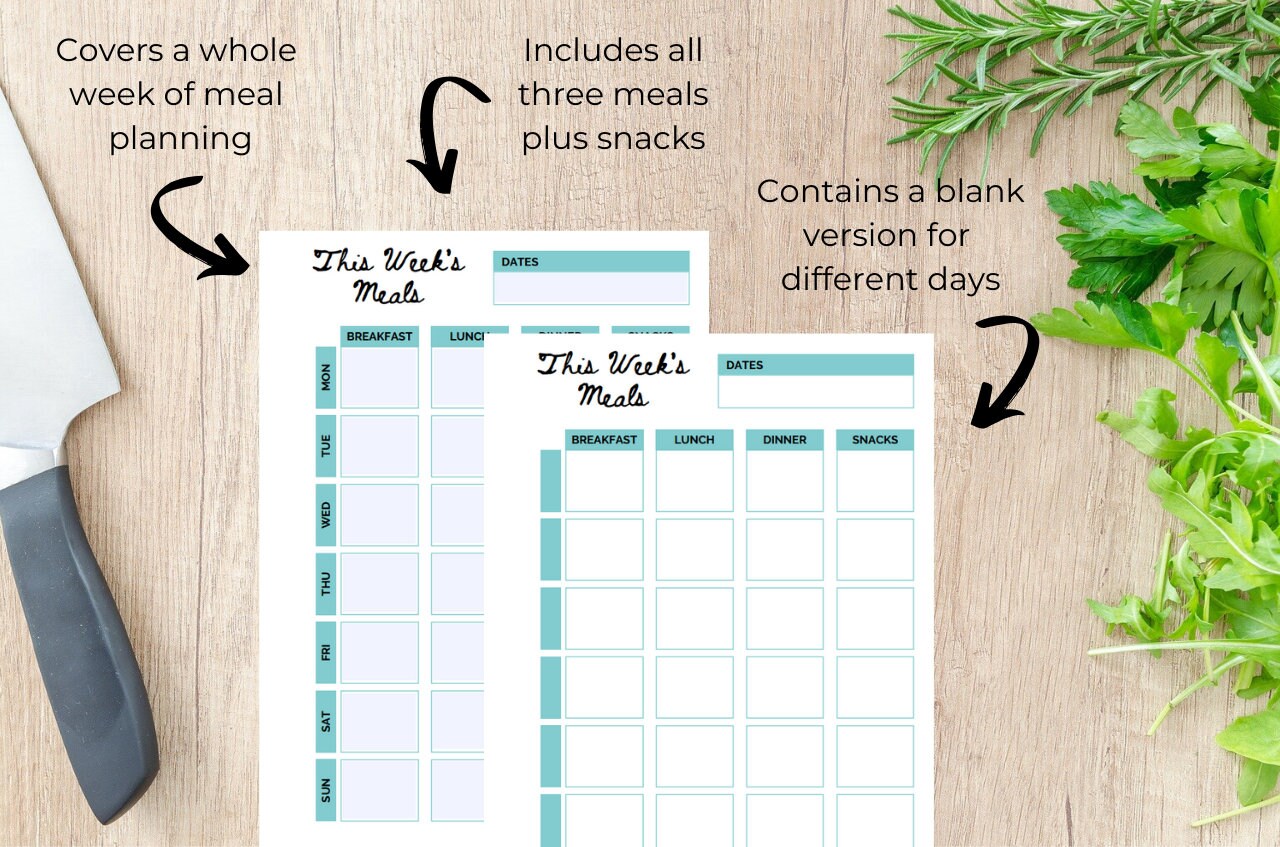 The ULTIMATE Cooking Bundle Printables for Recipes & Food Shopping ...