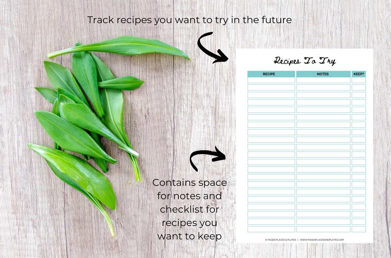 The ULTIMATE Cooking Bundle Printables for Recipes & Food Shopping ...