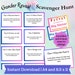 Adorable Baby Gender Reveal Scavenger Hunt - Sibling Pregnancy ...