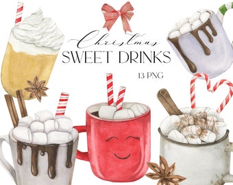 Hot Cocoa Clip Art | Etsy