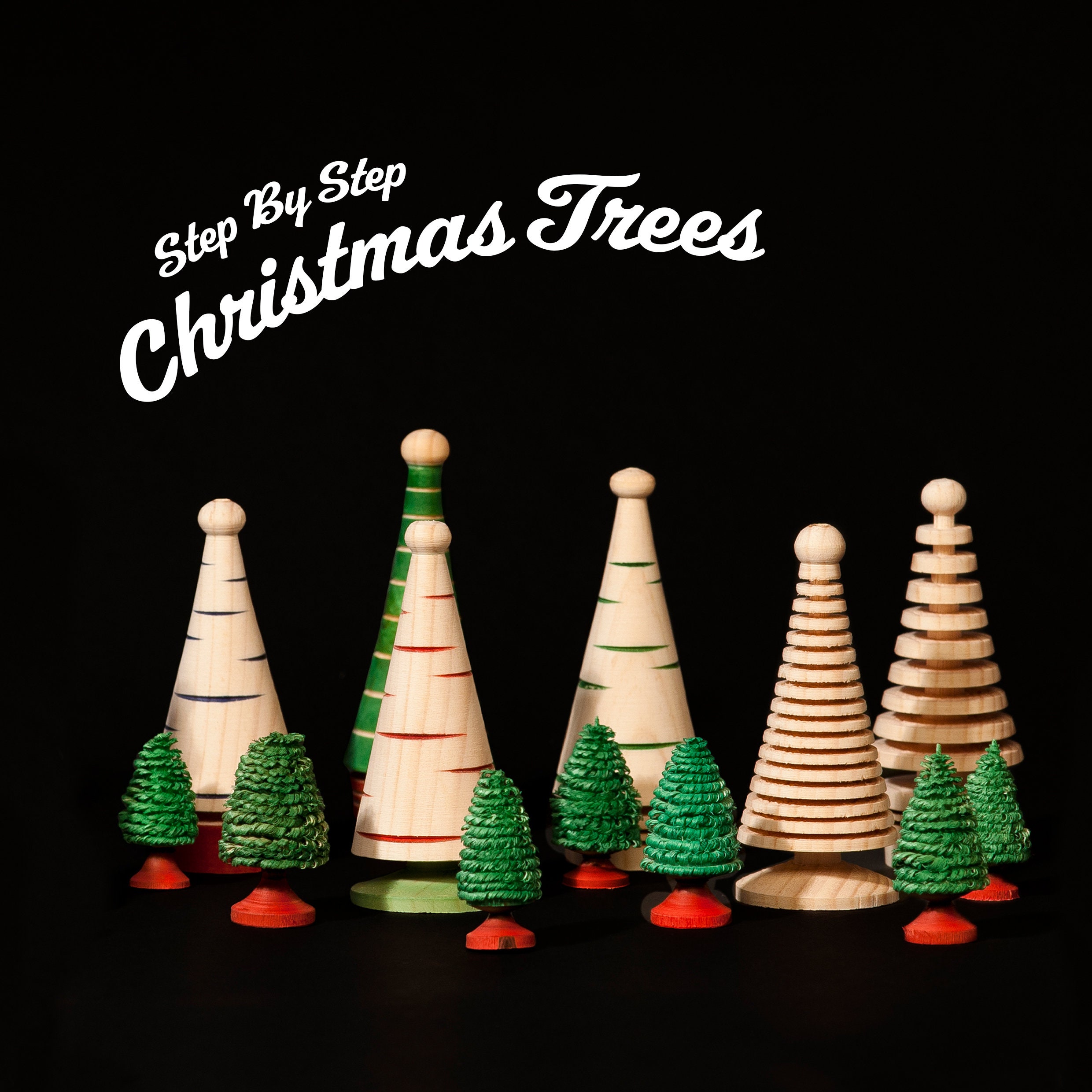Learn How to Make Your Own Turned Christmas Trees - Etsy