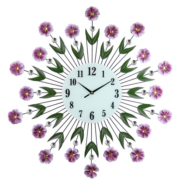 Purple Wall Clock - Etsy