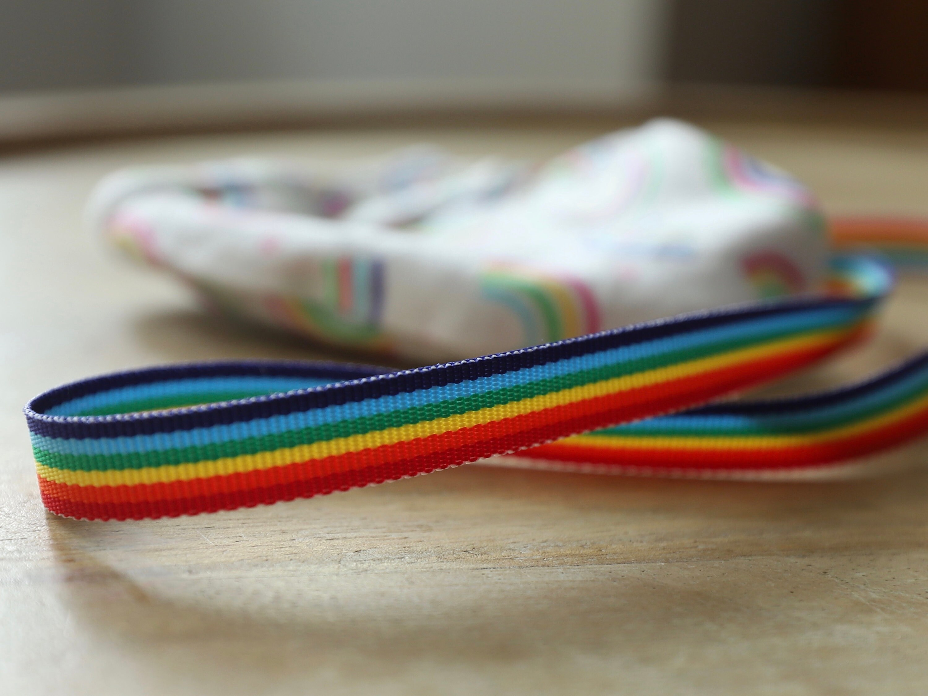 Rainbow Snap Button Face Mask Lanyard - Etsy