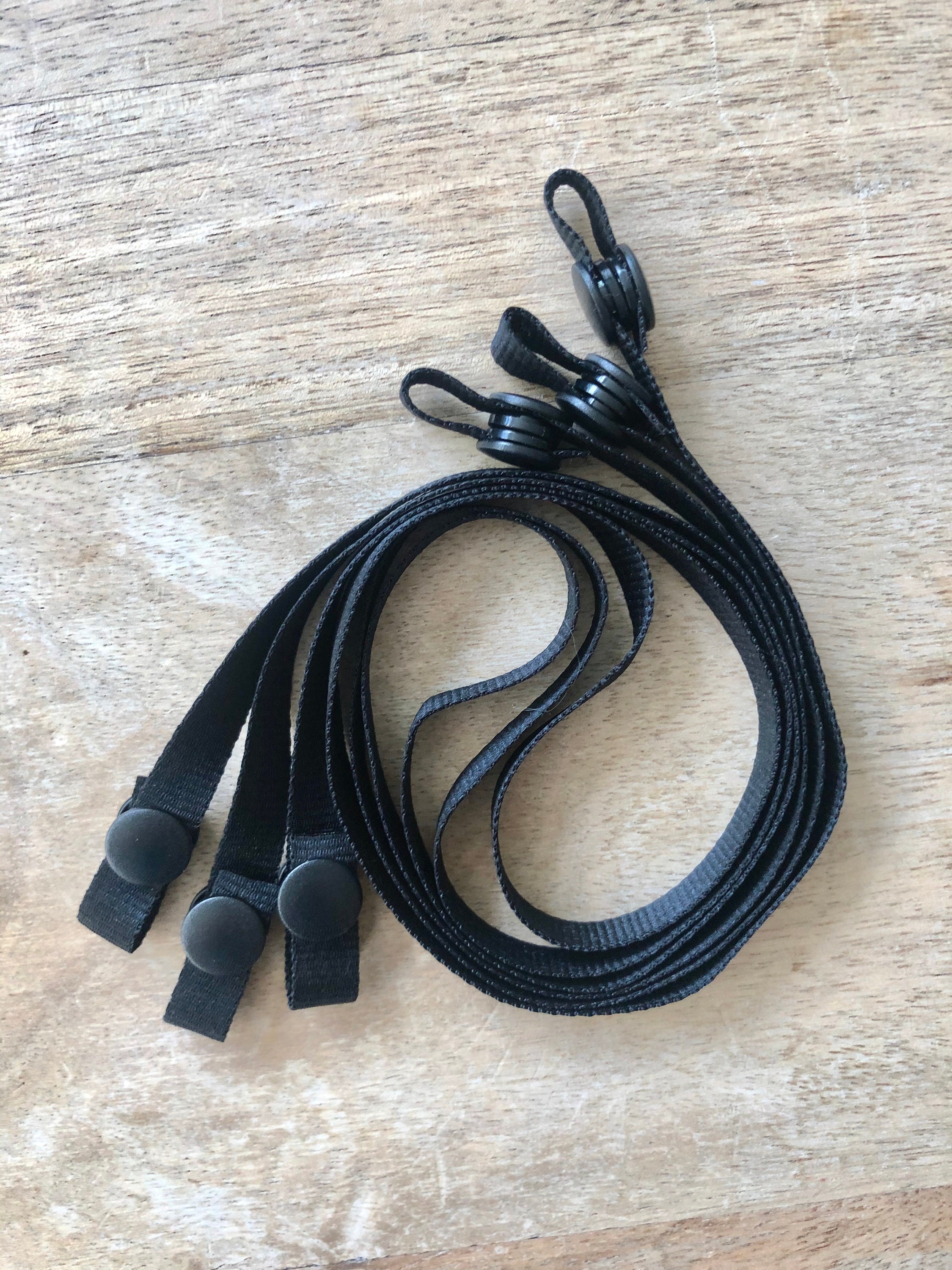 Premium Snap Button Face Mask Lanyard - Etsy