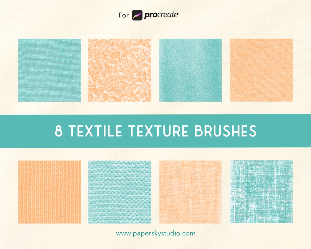 8 Procreate Textile Texture Procreate Brushes Texture Procreate Brush ...