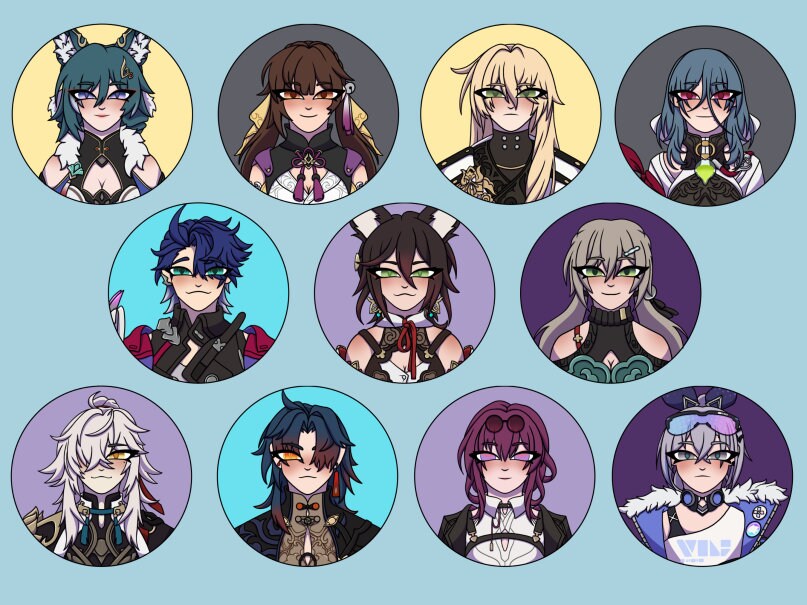 Honkai Star Rail Buttons - Etsy