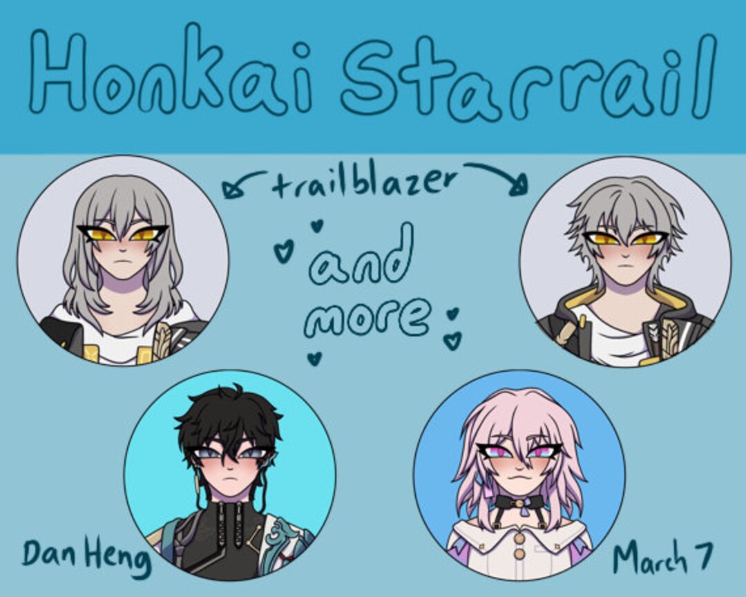 Honkai Star Rail Buttons - Etsy