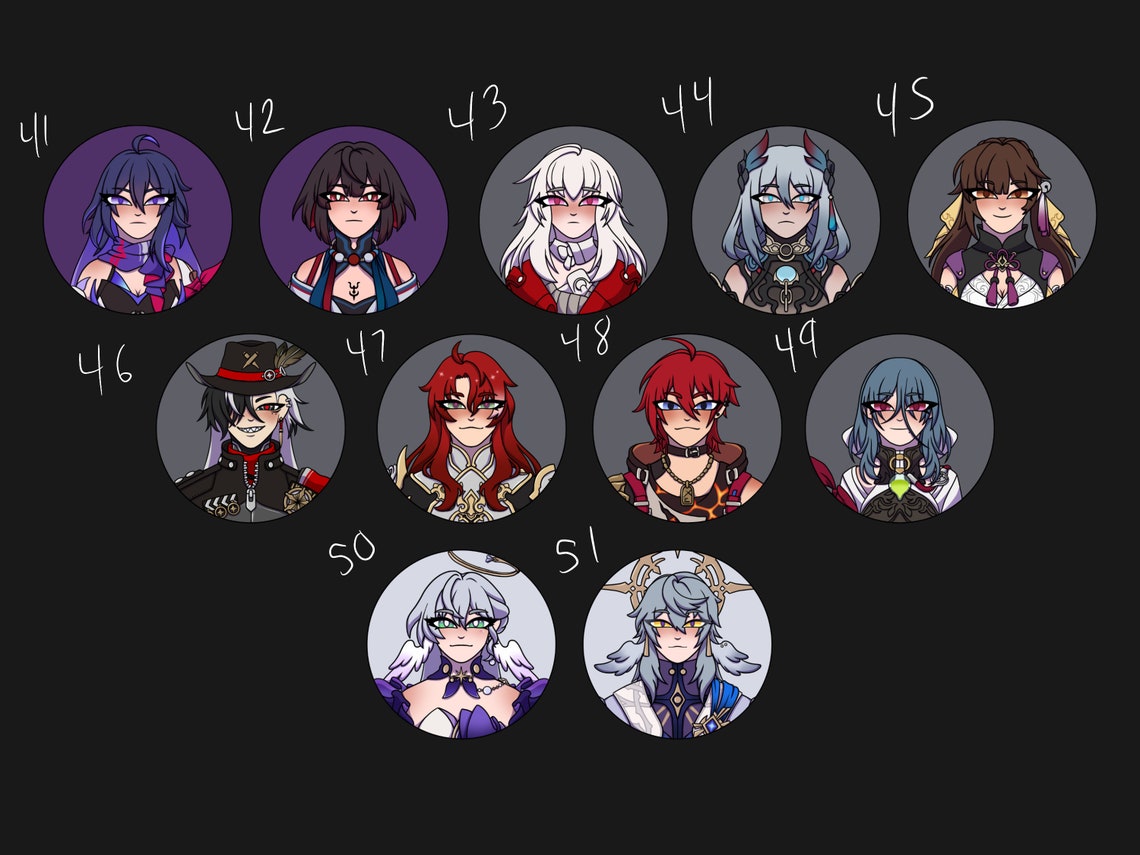 Honkai Star Rail Buttons - Etsy