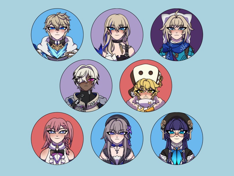 Honkai Star Rail Buttons - Etsy