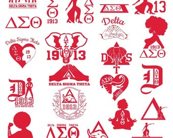 Delta Sigma Theta SVG - Etsy