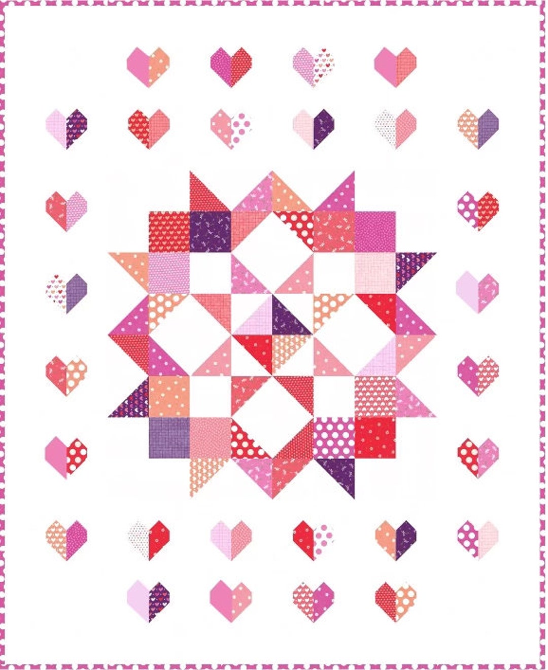LOVE & HEARTS Quilt KIT Sincerely Yours Pastry Shop Quilts - Etsy