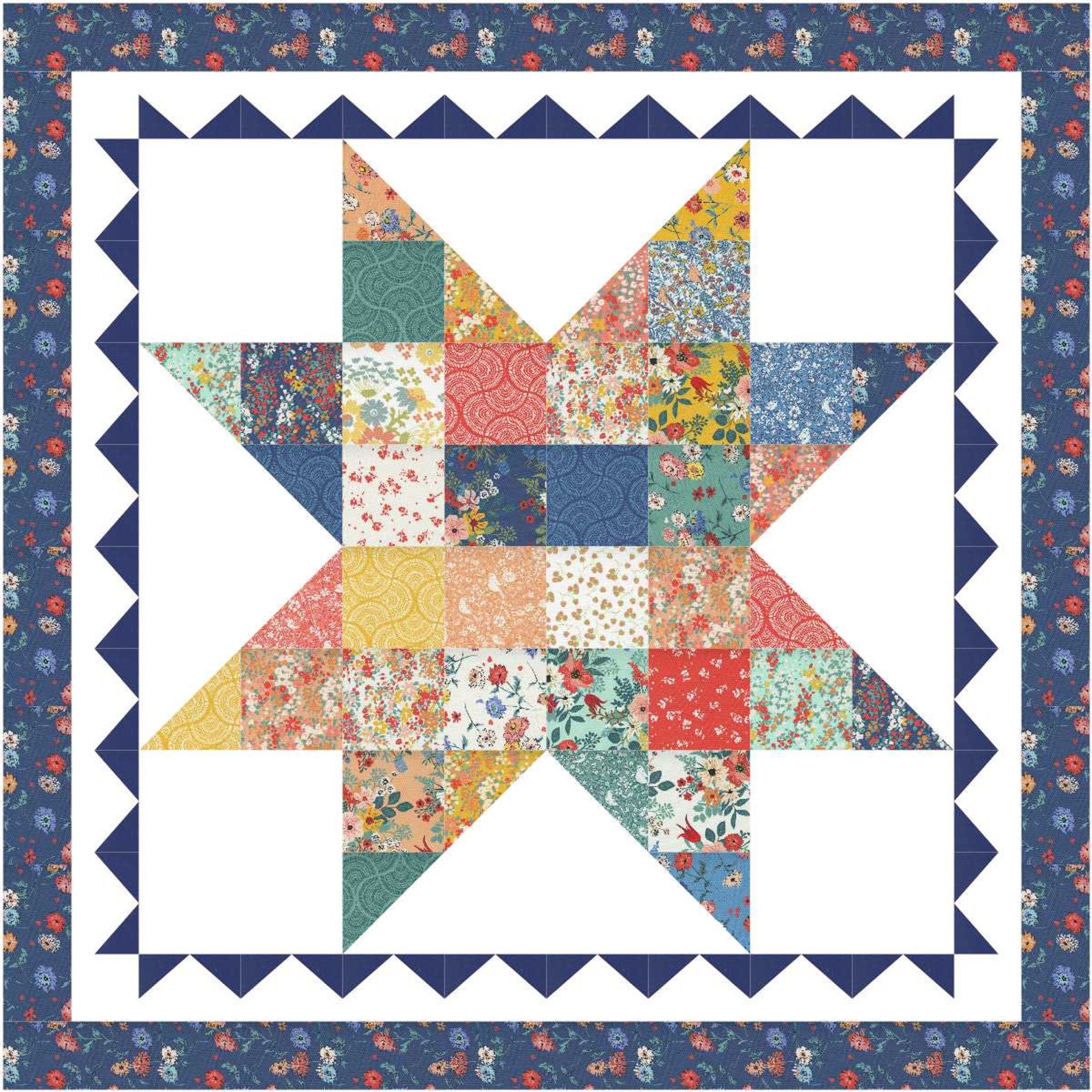 LADY BIRD STAR Moda Pastry Shop Charm Quilt Kit - Etsy