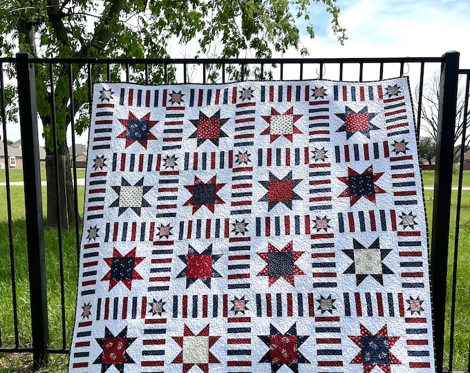 ON the FARM Quilt Kit Featuring Moda Farm Charm & Farm Fresh Prints by ...