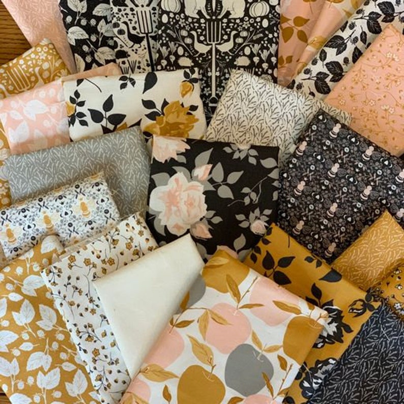 MIDNIGHT in the GARDEN Pastry Shop Jelly Roll Quilt Kit - Etsy