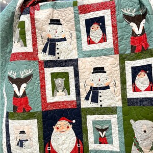 SANTA LAND Moda Pastry Shop Panel Quilt Kit CHRISTMAS - Etsy