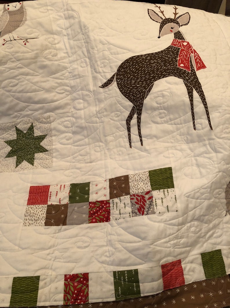 WOODLAND WONDER Moda MERRIMENT Christmas Winter Quilt Kit | Etsy