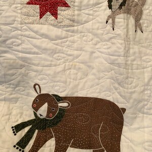 WOODLAND WONDER Moda MERRIMENT Christmas Winter Quilt Kit Ginger - Etsy