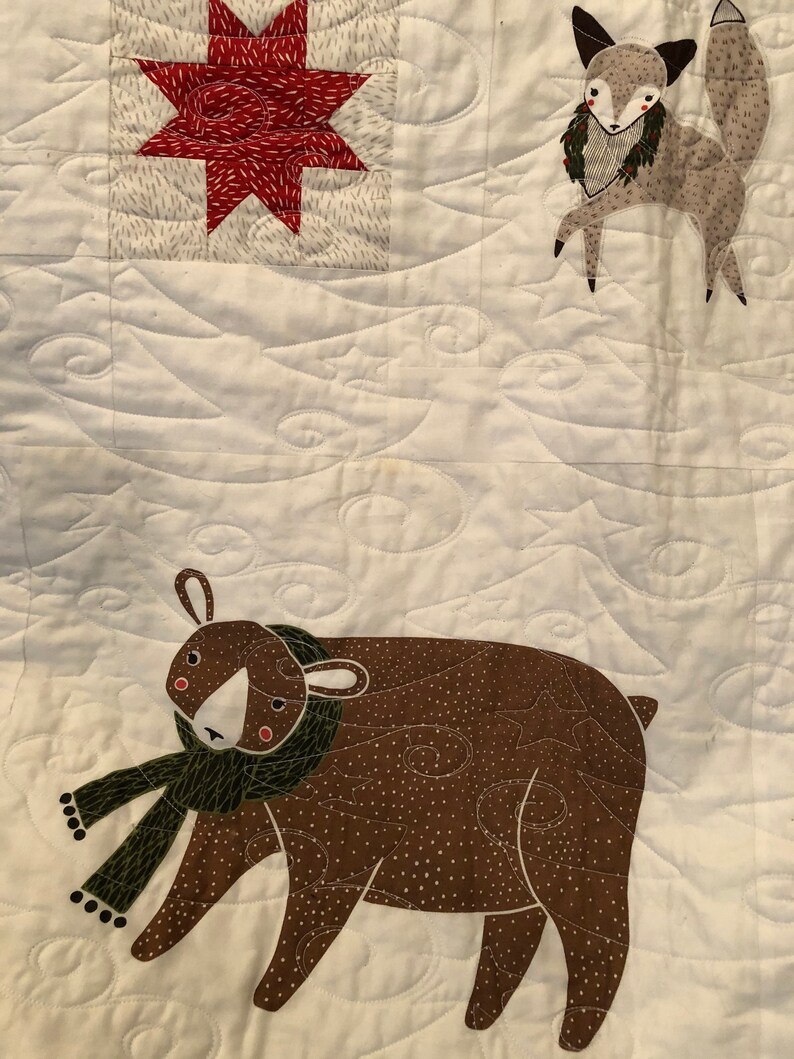 WOODLAND WONDER Moda MERRIMENT Christmas Winter Quilt Kit - Etsy