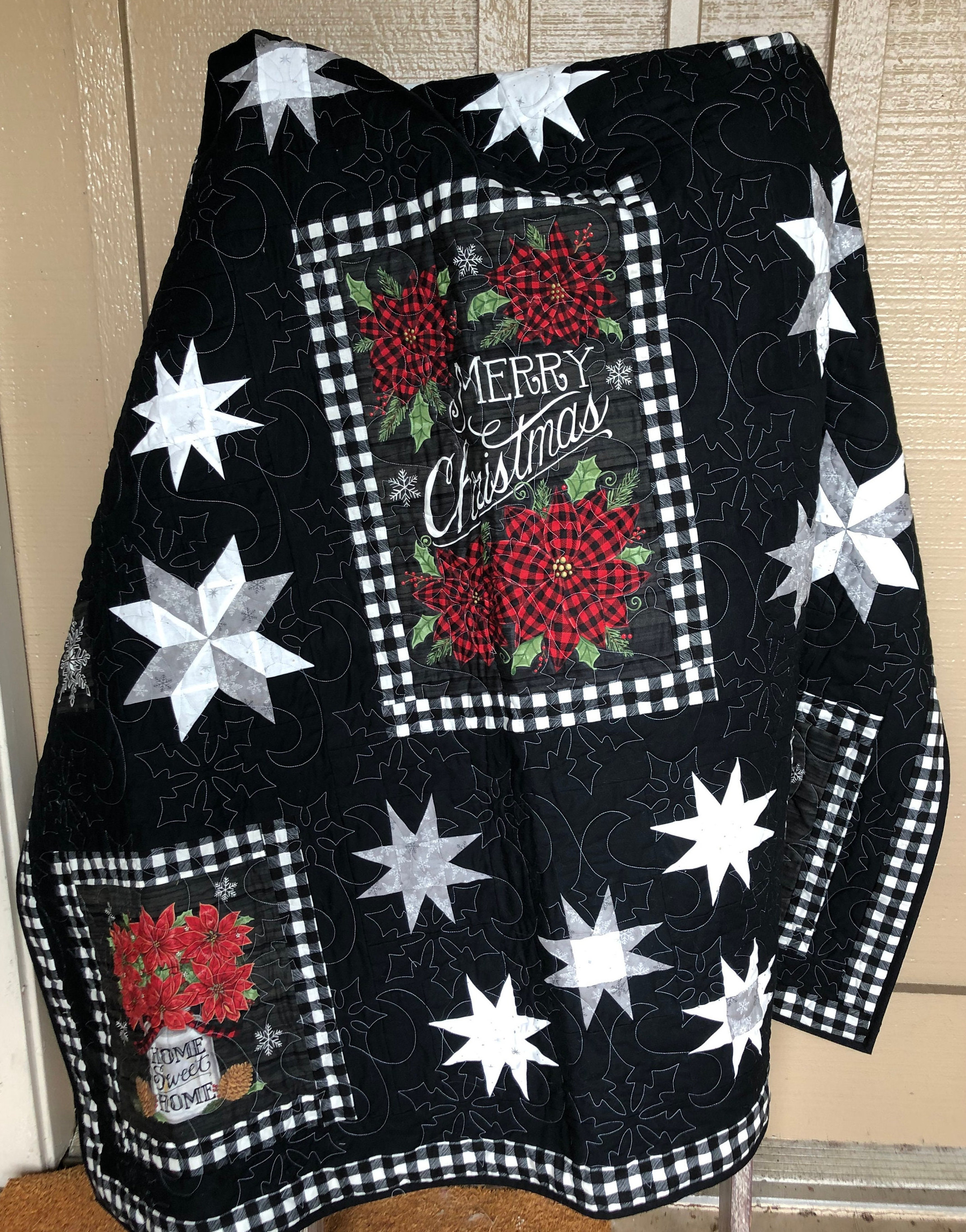 Sewing & Fiber Kits & How To HOME SWEET HOLIDAYS Moda Quilt Kit etna.com.pe