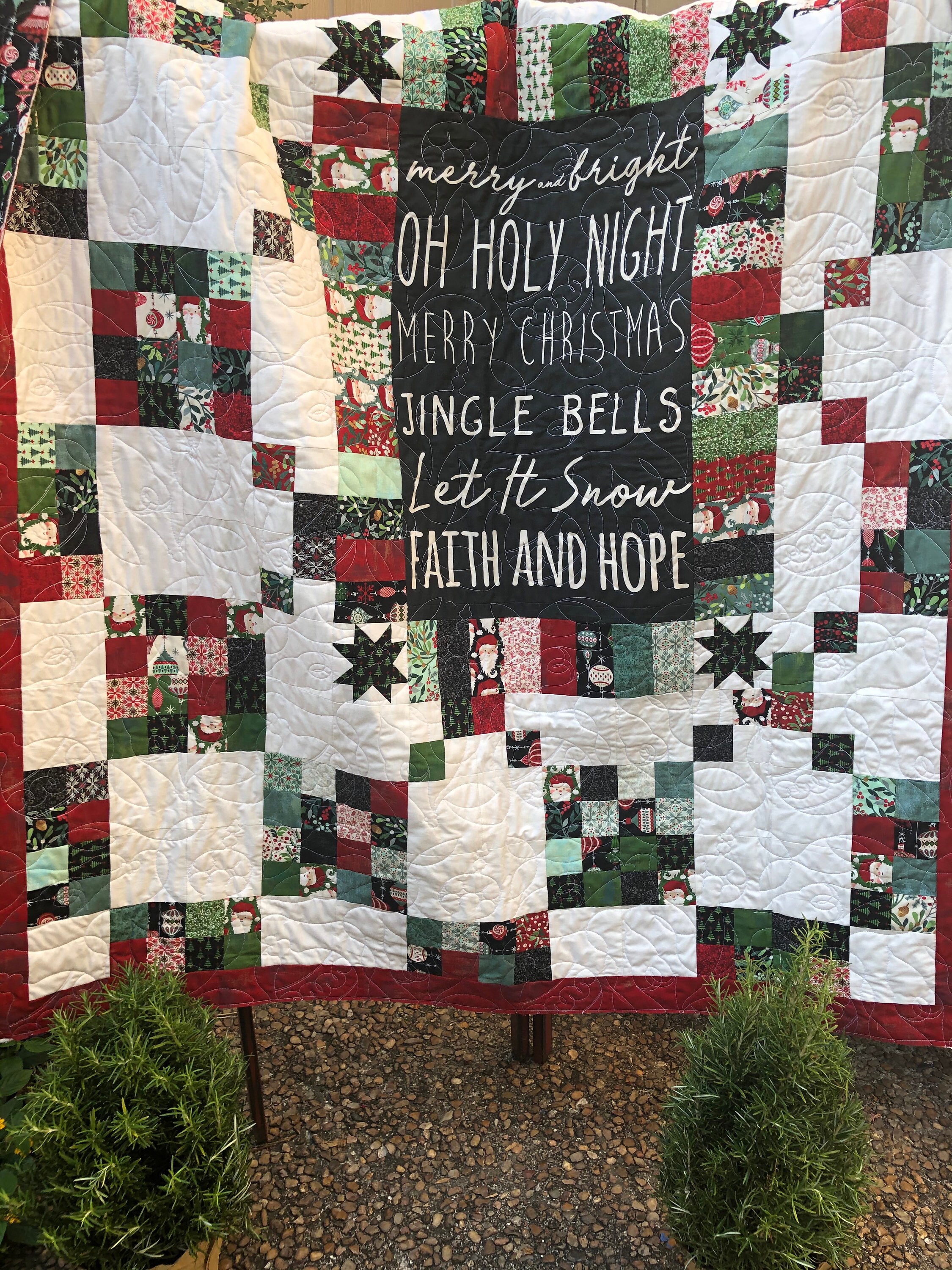 MERRY & BRIGHT Moda Kringle Claus Christmas Quilt Kit Basic - Etsy