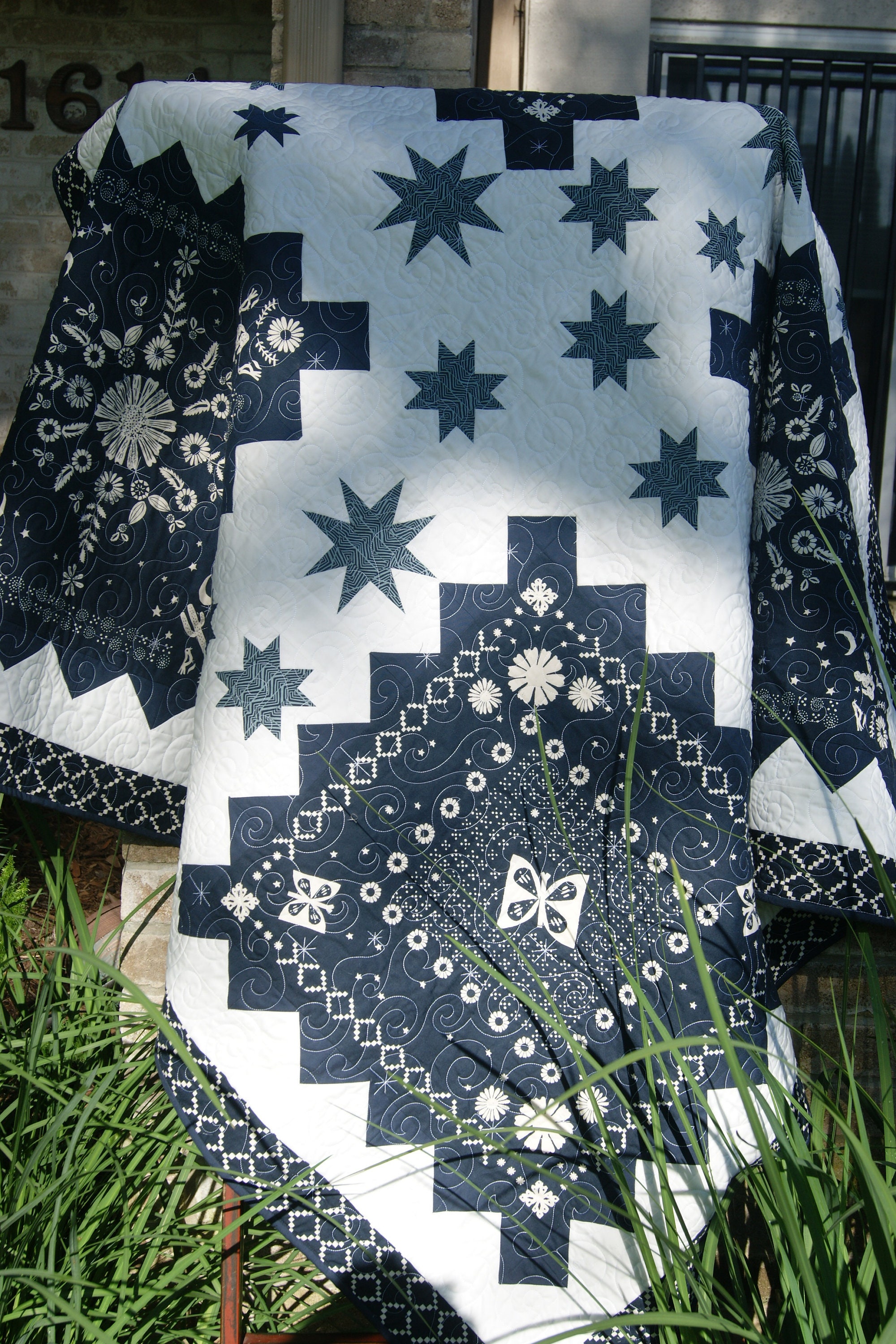 MOONLIT DREAMS Moda Golden Hour Ruby STAR Panel Quilt Kit - Etsy