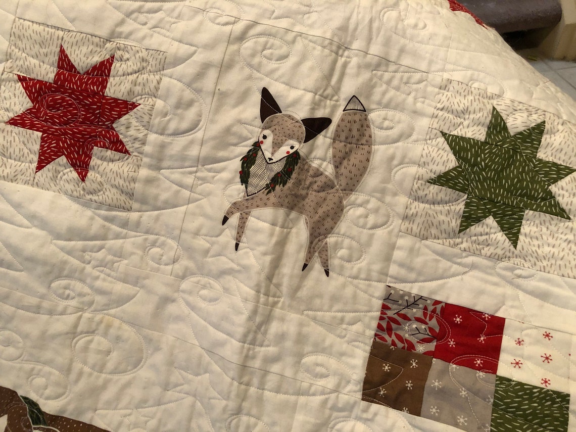 WOODLAND WONDER Moda MERRIMENT Christmas Winter Quilt Kit | Etsy