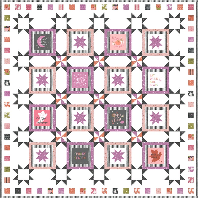 Halloween Quilt Panels - Etsy