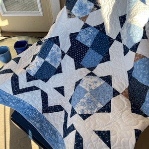 SNOWFLAKE KISSES Moda Charm Quilt KIT Bunny Hill Crystal Lane Prints by ...