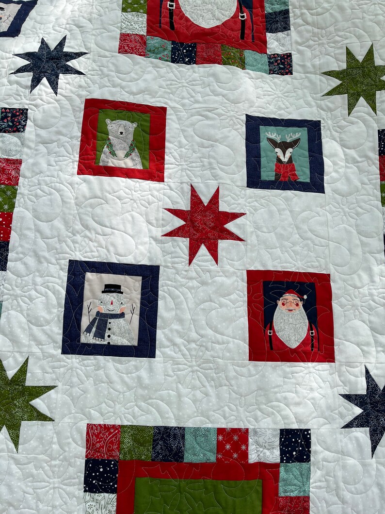 MERRY LAND Moda MERRYMAKING Christmas Winter Quilt Kit Ginger - Etsy