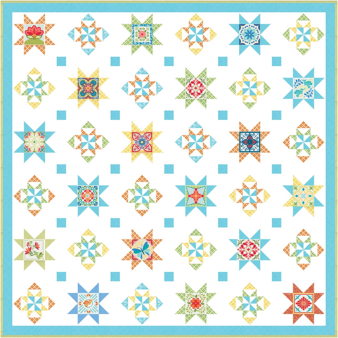 ENCHANTMENT Moda Panel Quilt KIT by Pastry Shop Quilts - Etsy