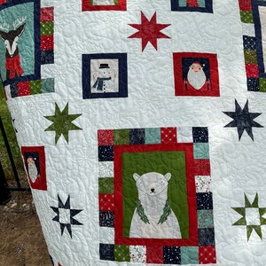 MERRY LAND Moda MERRYMAKING Christmas Winter Quilt Kit Ginger - Etsy