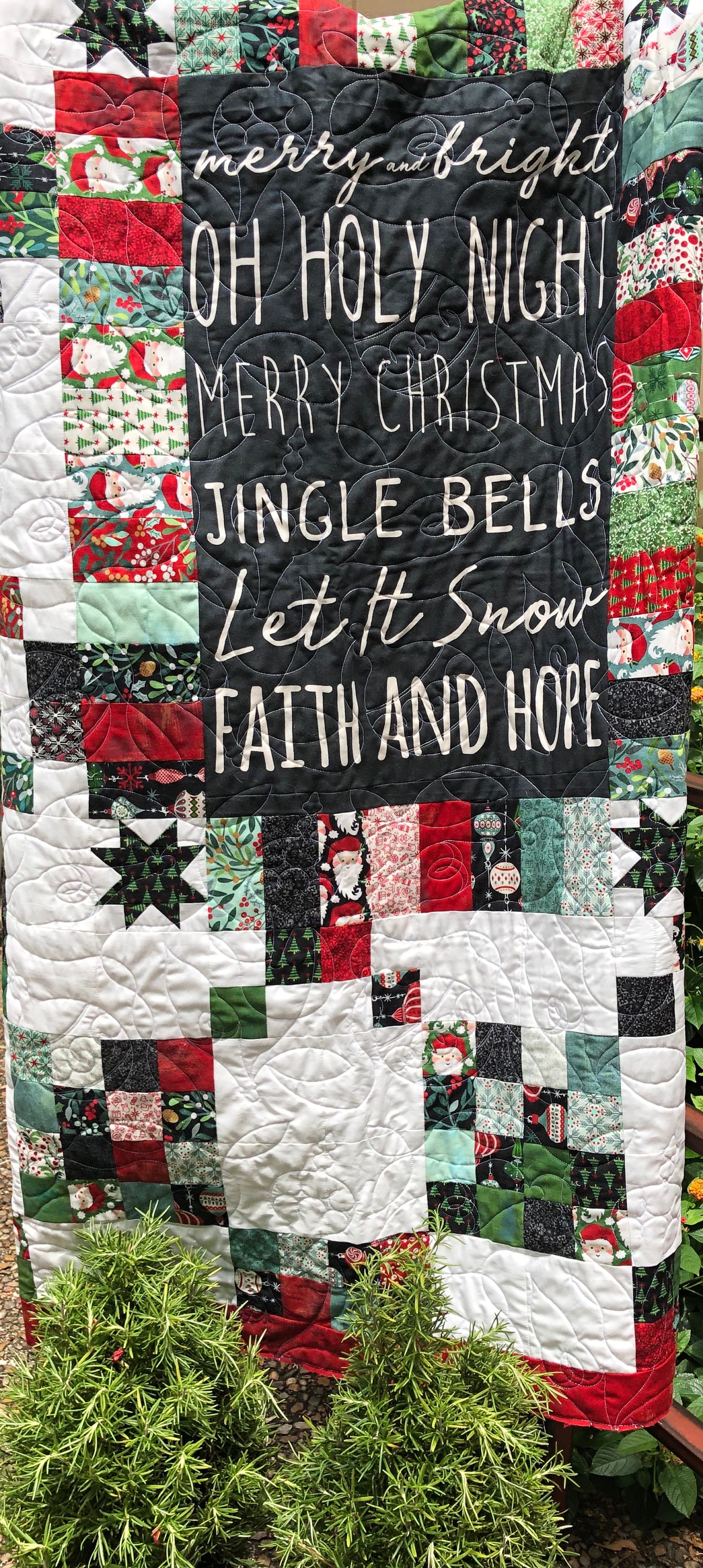 MERRY & BRIGHT Moda Kringle Claus Christmas Quilt Kit Basic | Etsy