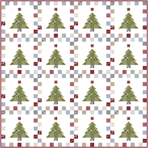 TREE FARM Quilt Kit Featuring Moda on Dasher by Sweetwater Designed by ...