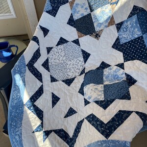 SNOWFLAKE KISSES Moda Charm Quilt KIT Bunny Hill Crystal Lane Prints by ...