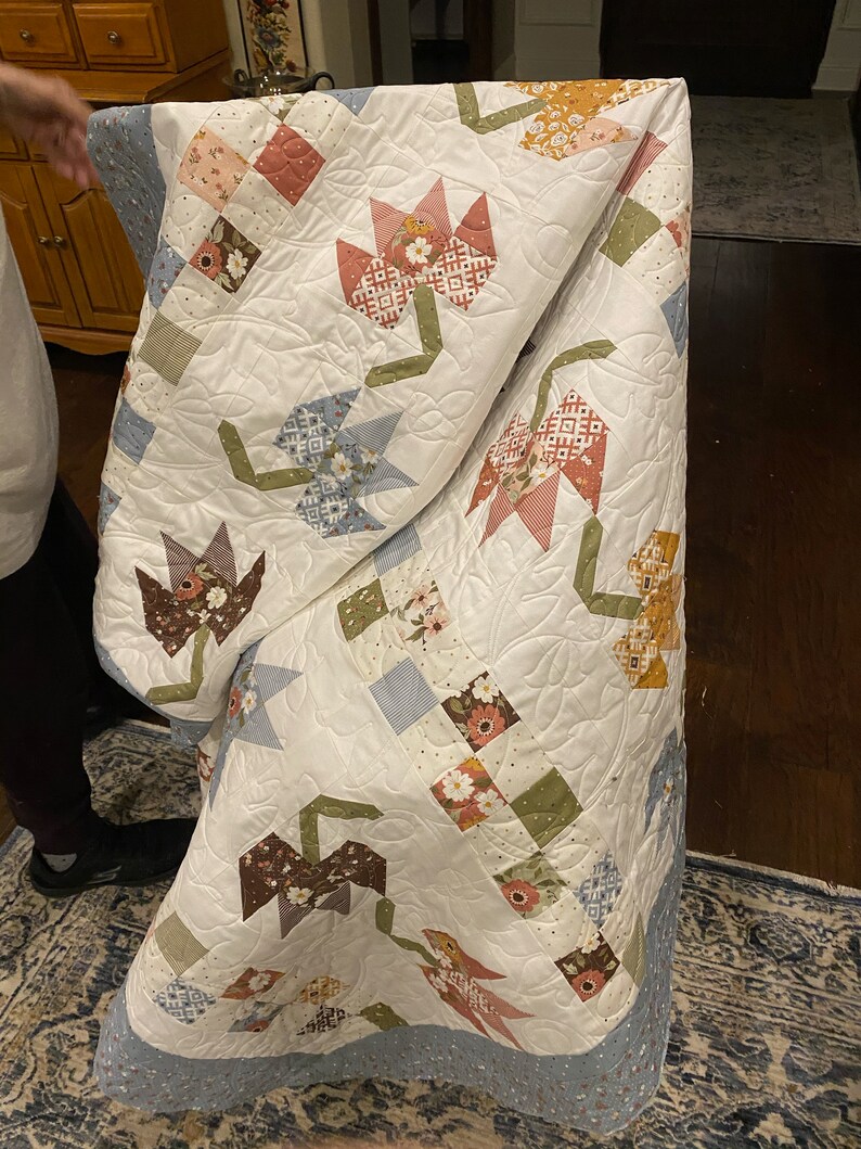 FALL BREEZE Moda FOLKTALE Charm Quilt Kit Lella Boutique | Etsy