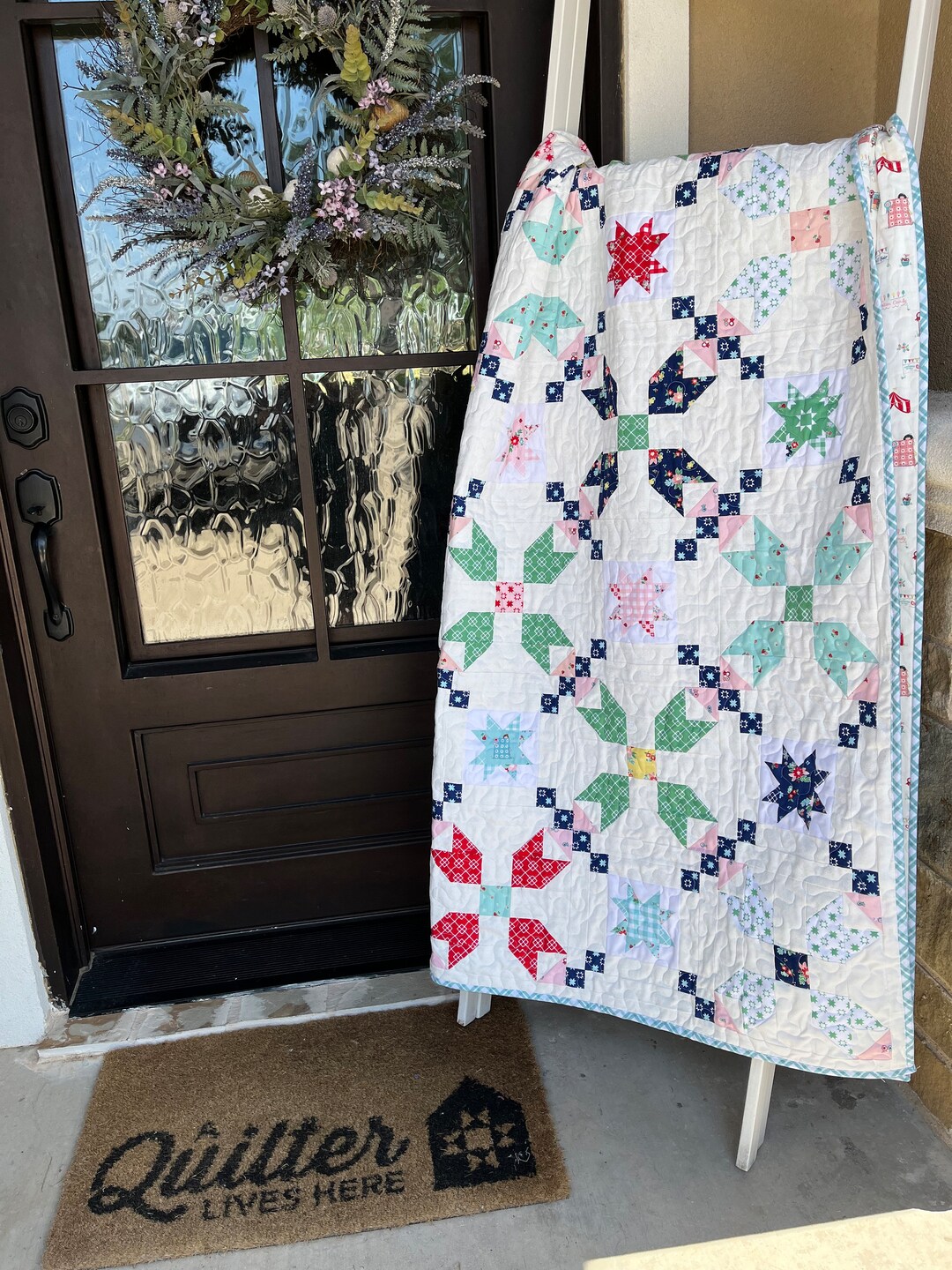 AT the QUILT FAIR Moda Quilt Kit by Pastry Shop Quilts - Etsy