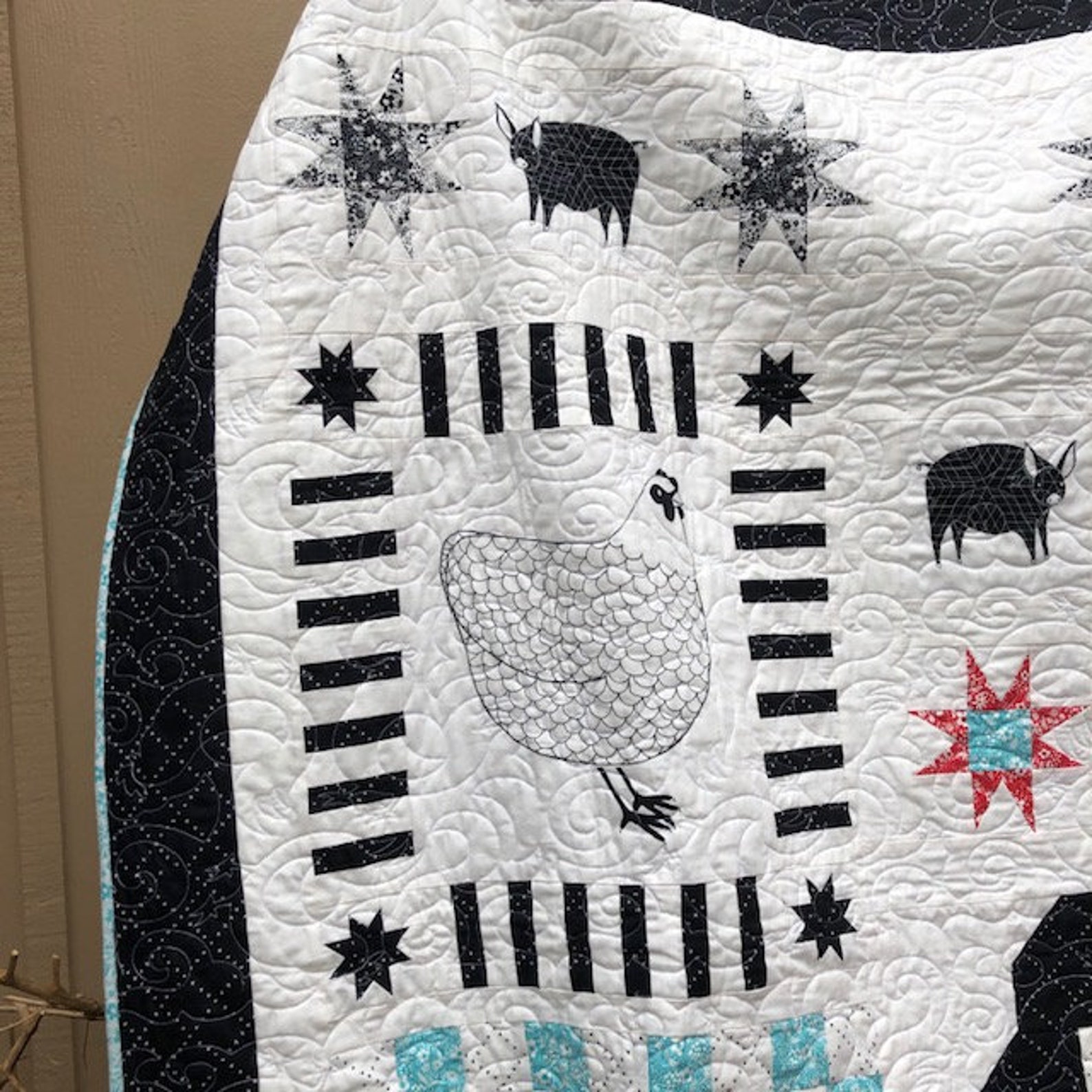 ON the FARM Quilt Kit Featuring Moda Farm Charm & Farm Fresh - Etsy