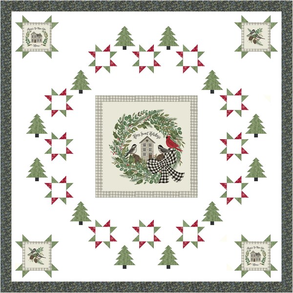 Christmas Quilt Panels - Etsy