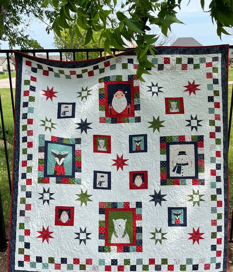 MERRY LAND Moda MERRYMAKING Christmas Winter Quilt Kit Ginger - Etsy