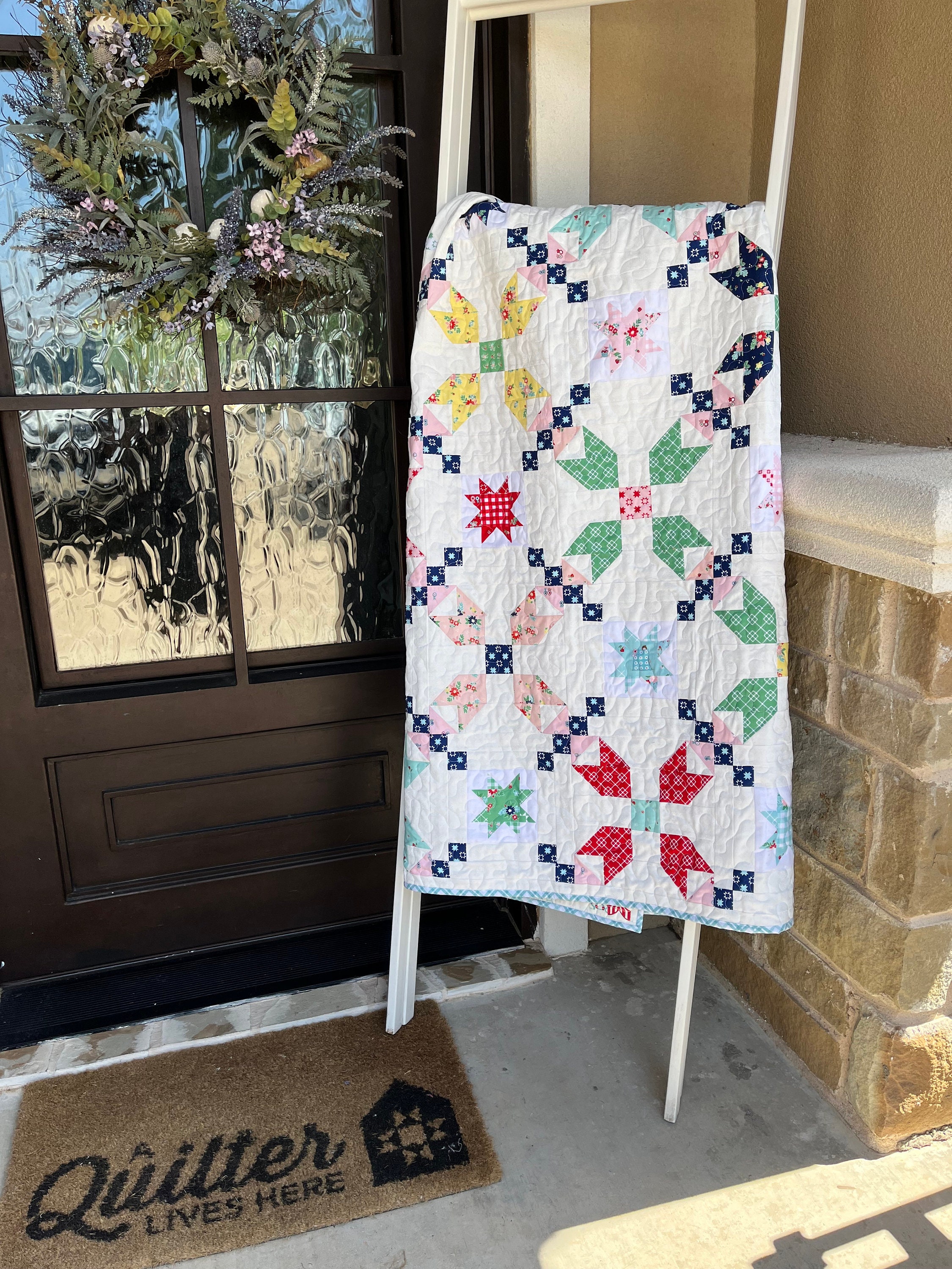 AT the QUILT FAIR Moda Quilt Kit by Pastry Shop Quilts - Etsy