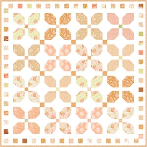CINNAMON BLOSSOMS Fig Tree Cinnamon & Cream Moda Quilt Kit - Etsy