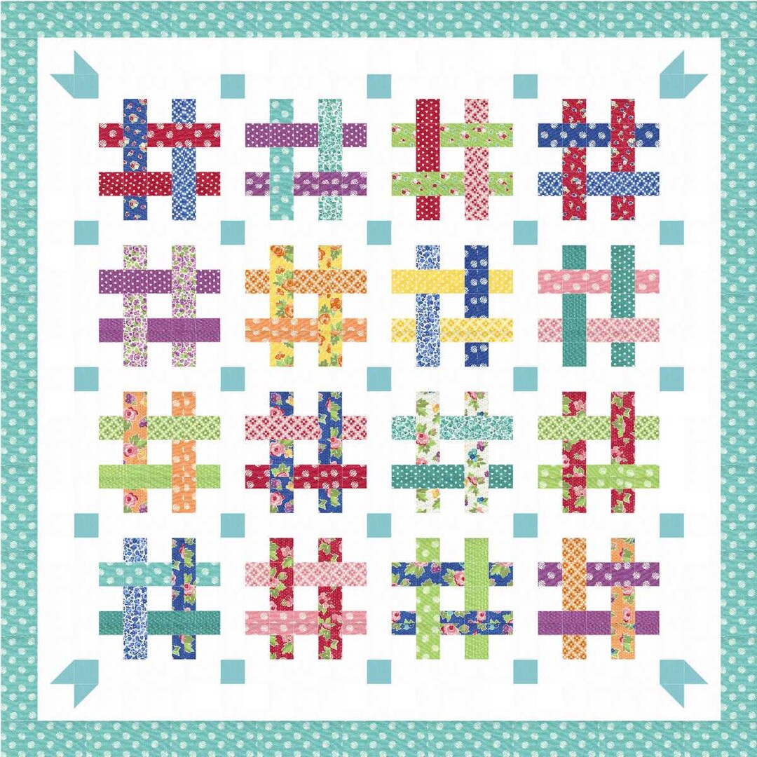 LILY'S HUGS Moda Quilt Kit April Rosenthal Pastry Shop Exclusive - Etsy