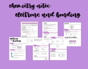Physical Chemistry Notes for A Level / Foundation - Etsy