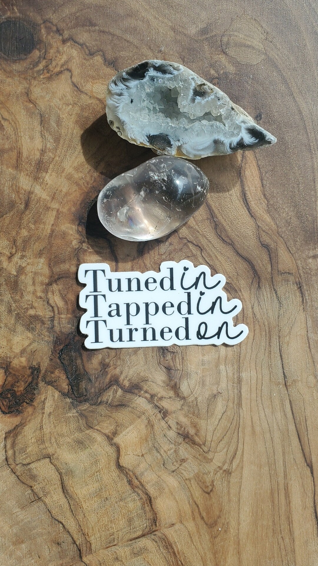 Tuned In, Tapped In, Turned on Abraham Hicks Affirmation Quote Sticker ...