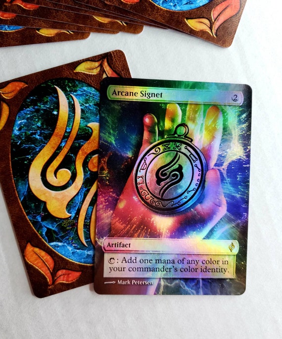 FOIL Arcane Signet Original Art Custom Generic Card | Etsy
