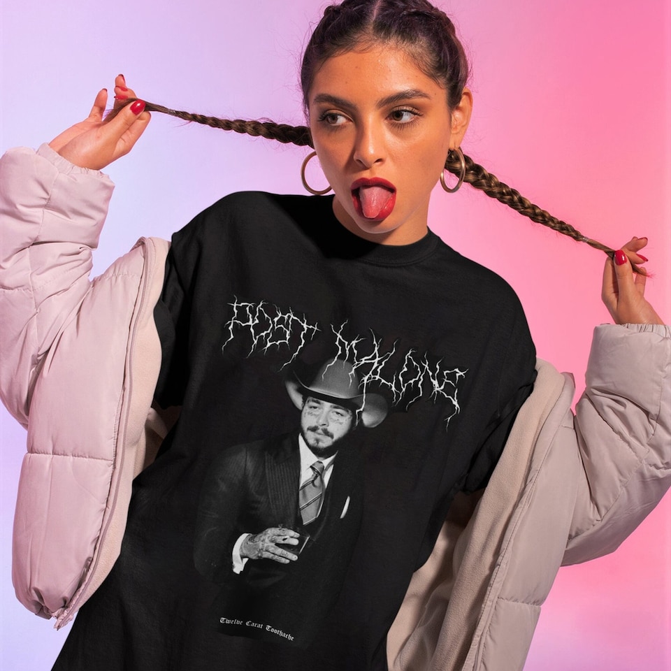 Post Malone "TOOTHACHE" Heavy Metal Parody T-Shirt sold by Christopher ...