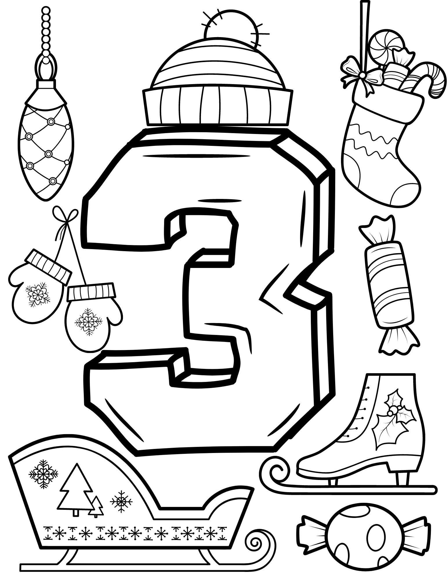 12 DAYS of CHRISTMAS COLORING | Advent Calendar | Countdown to ...