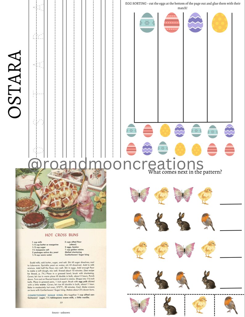 Preschool Ostara Worksheets Learning Printables Pagan Holidays Toddler ...