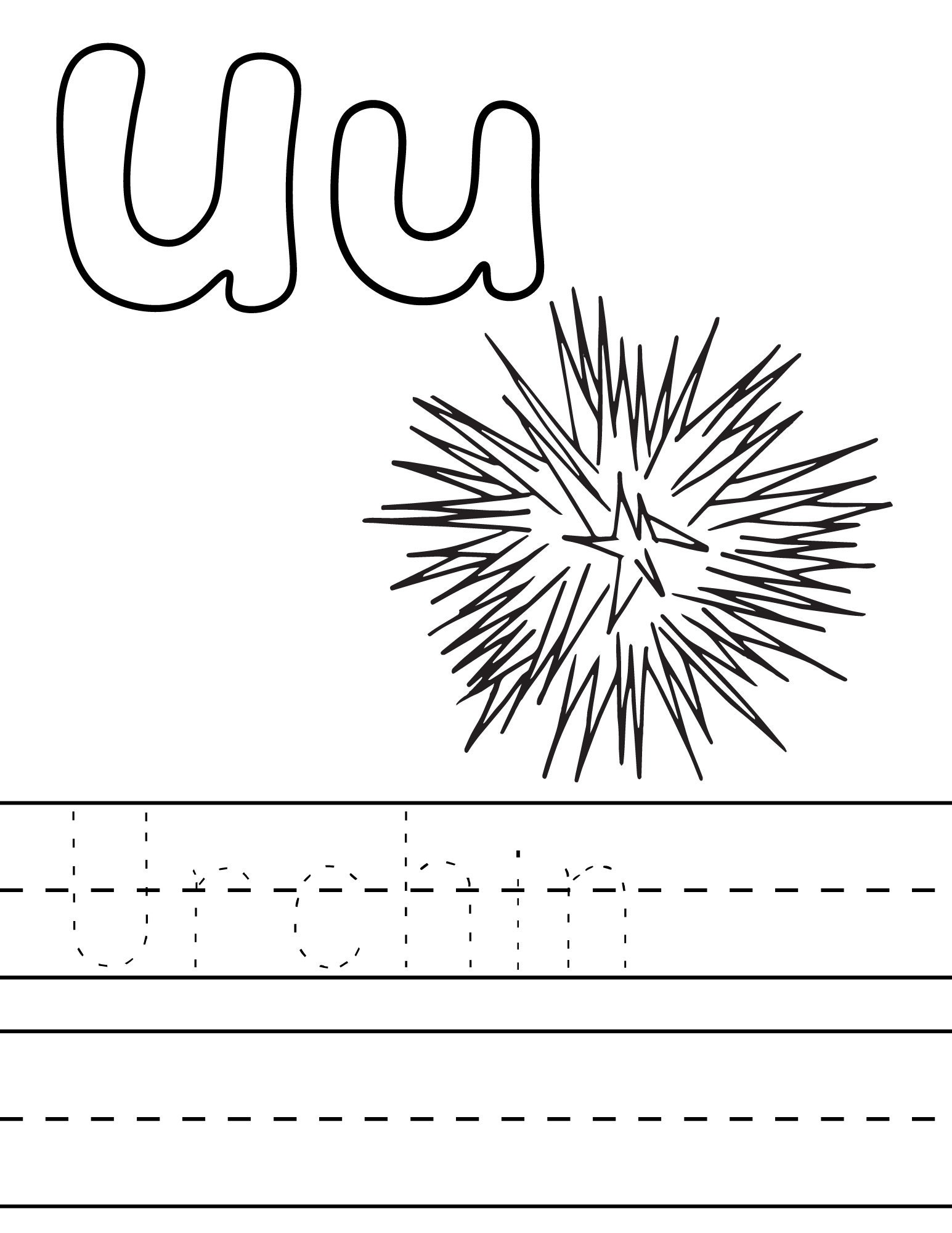 Alphabet Animal Tracing and Coloring Pages | Learn to Write Pages ...
